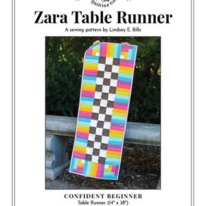 Zara Table Runner PDF Sewing Quilting Pattern by the Quilting Corner - Etsy