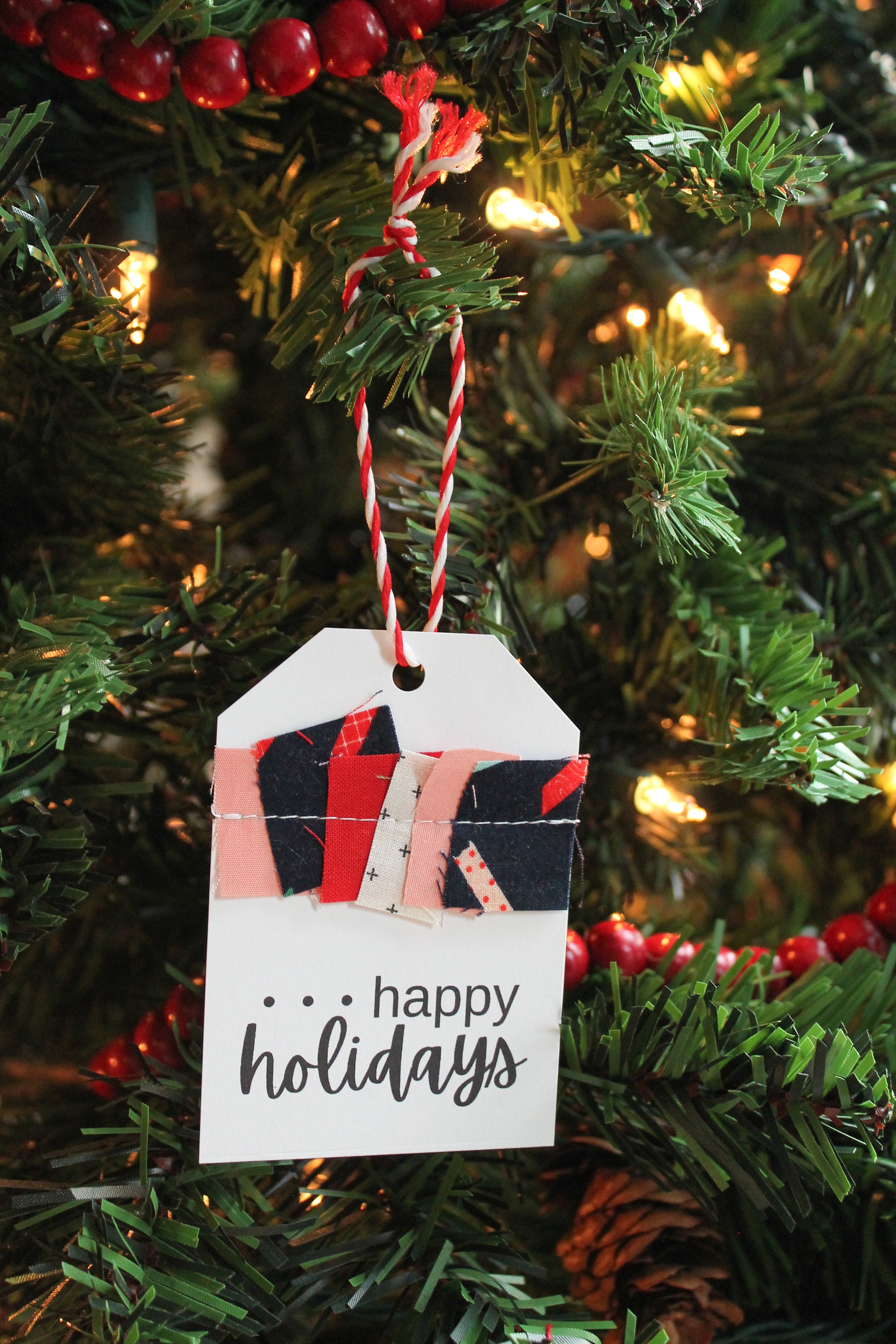 Print-and-sew Holiday Gift Tags DIGITAL Pattern and Templates - Etsy