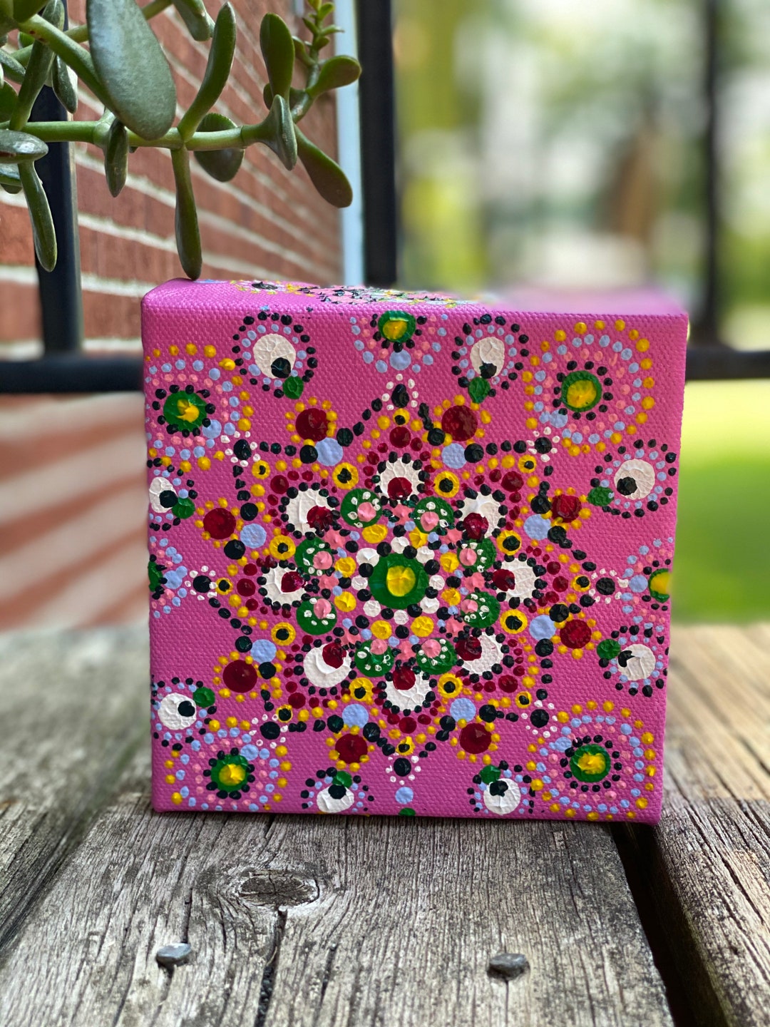 Light Bright Pink Mandala - Etsy