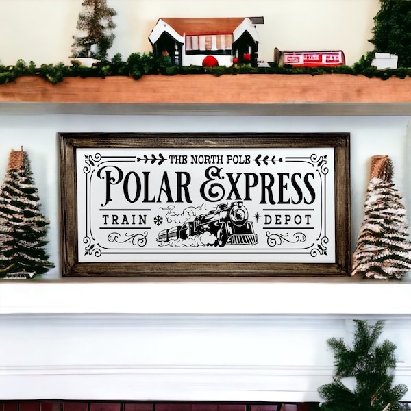 Polar Express Sign - Etsy
