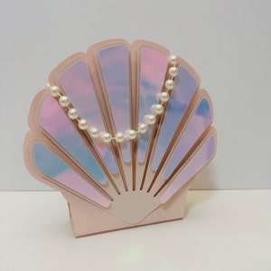 Shell Purse, Candy Bag, Favor Box, Seashell Box, Under the Sea Theme ...