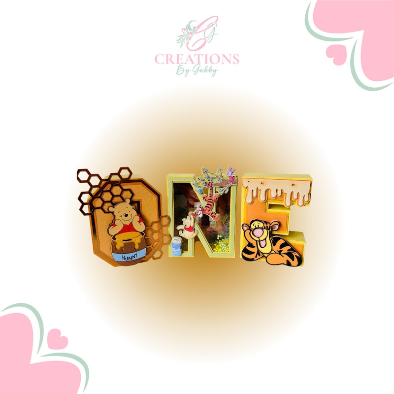 Winnie Pooh Letters - Etsy