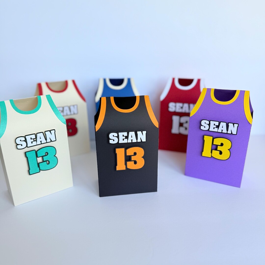 Jersey Box, Basketball Shirt Box, Jersey Gift Box, Basketball Gift Box ...