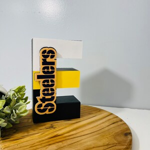 Custom Steelers 3D Letters, Steelers Letters, Steelers Birthday Decor ...