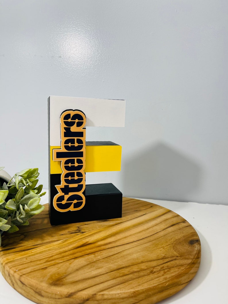 Custom Steelers 3D Letters, Steelers Letters, Steelers Birthday Decor ...
