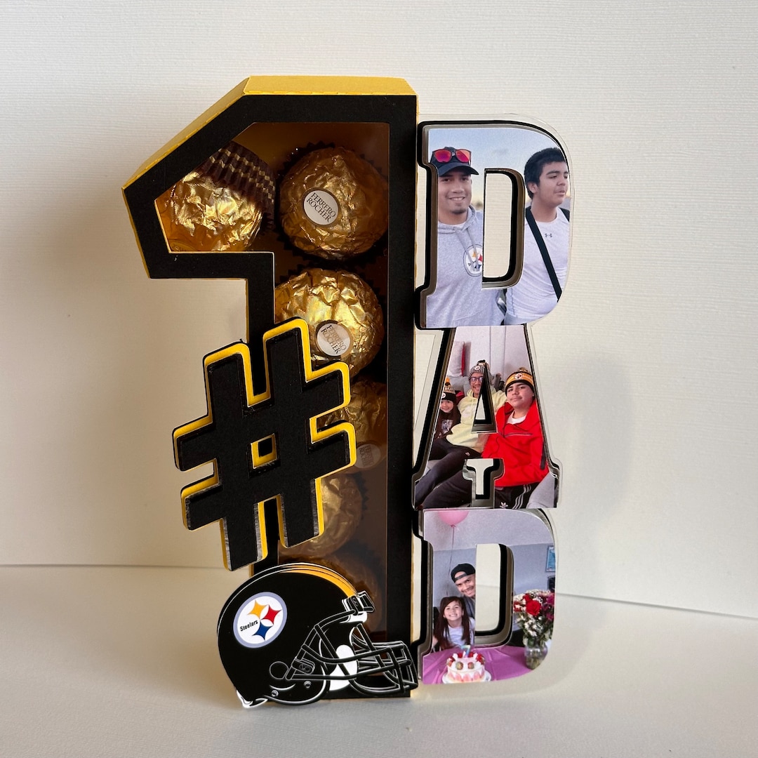Custom Steelers 3D Numbers, Steelers Box Letters, Steelers Fathers Day ...