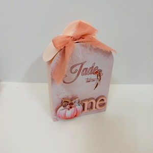 Pumpkin Purse, Candy Bag, Favor Box,fall Box, Pumpkin Theme, Pumpkin ...