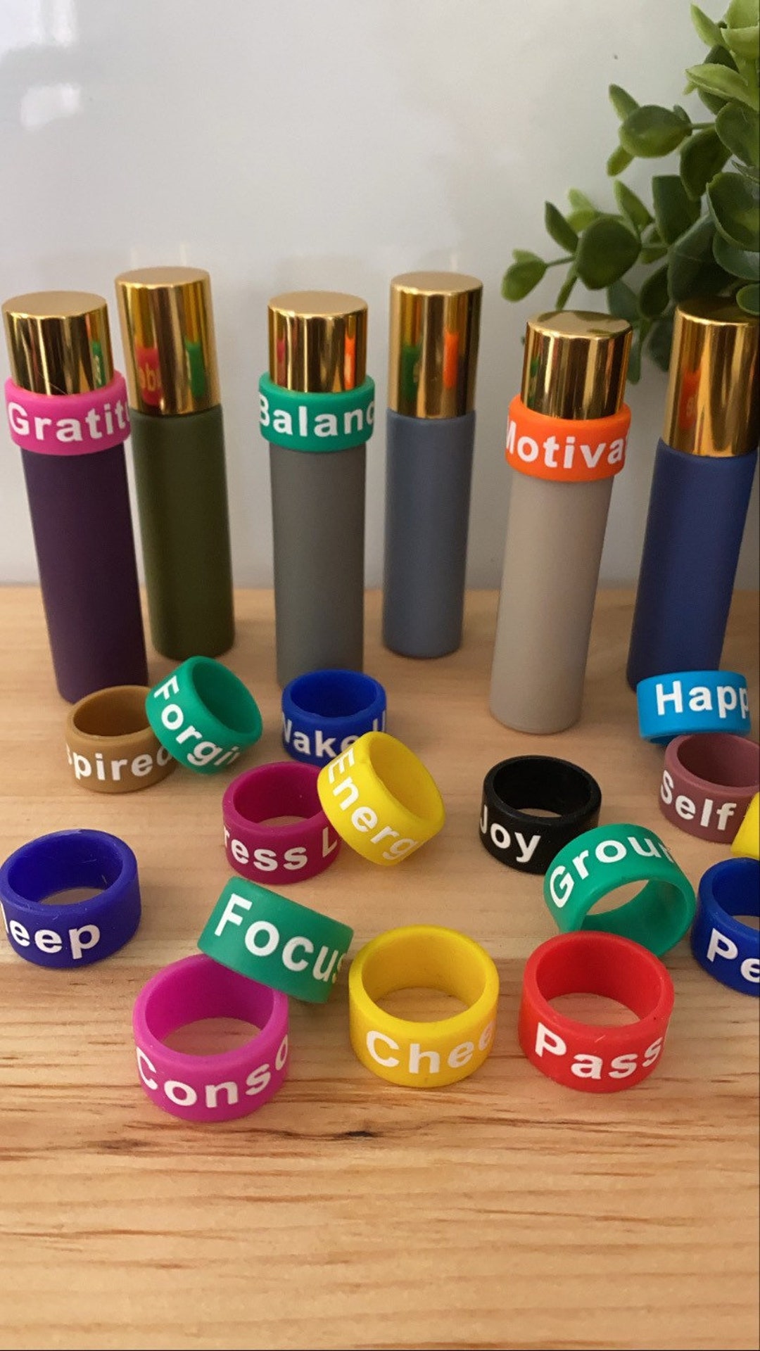 Essential Oils Silicone Label , Roll on Label, Silicone, Silicone Bands ...