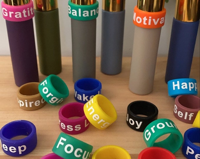 Essential Oils Silicone Label Roll on Label Silicone - Etsy
