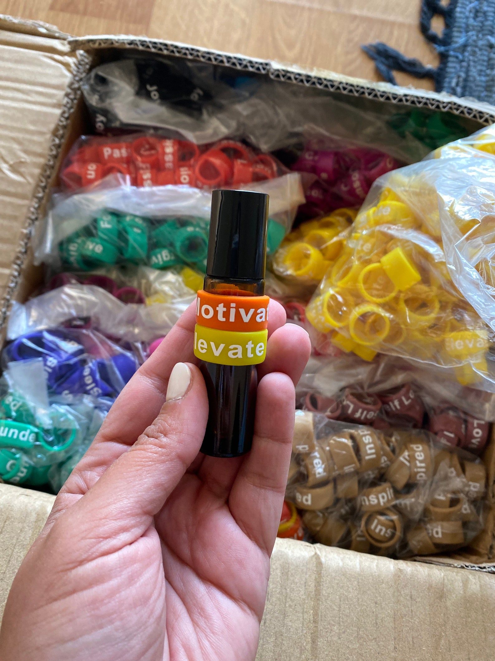 Essential Oils Silicone Label , Roll on Label, Silicone, Silicone Bands ...