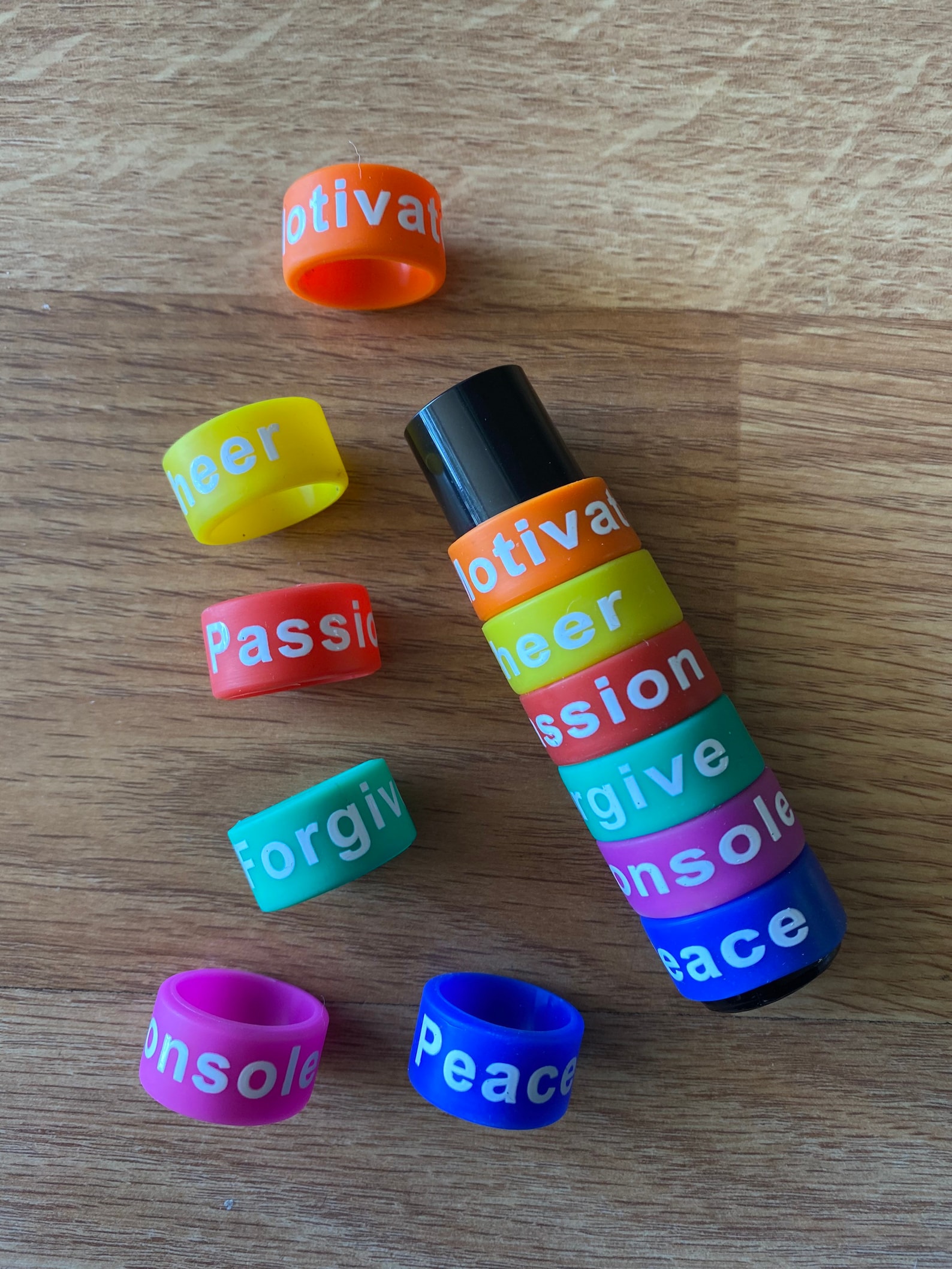 Essential Oils Silicone Label , Roll on Label, Silicone, Silicone Bands ...