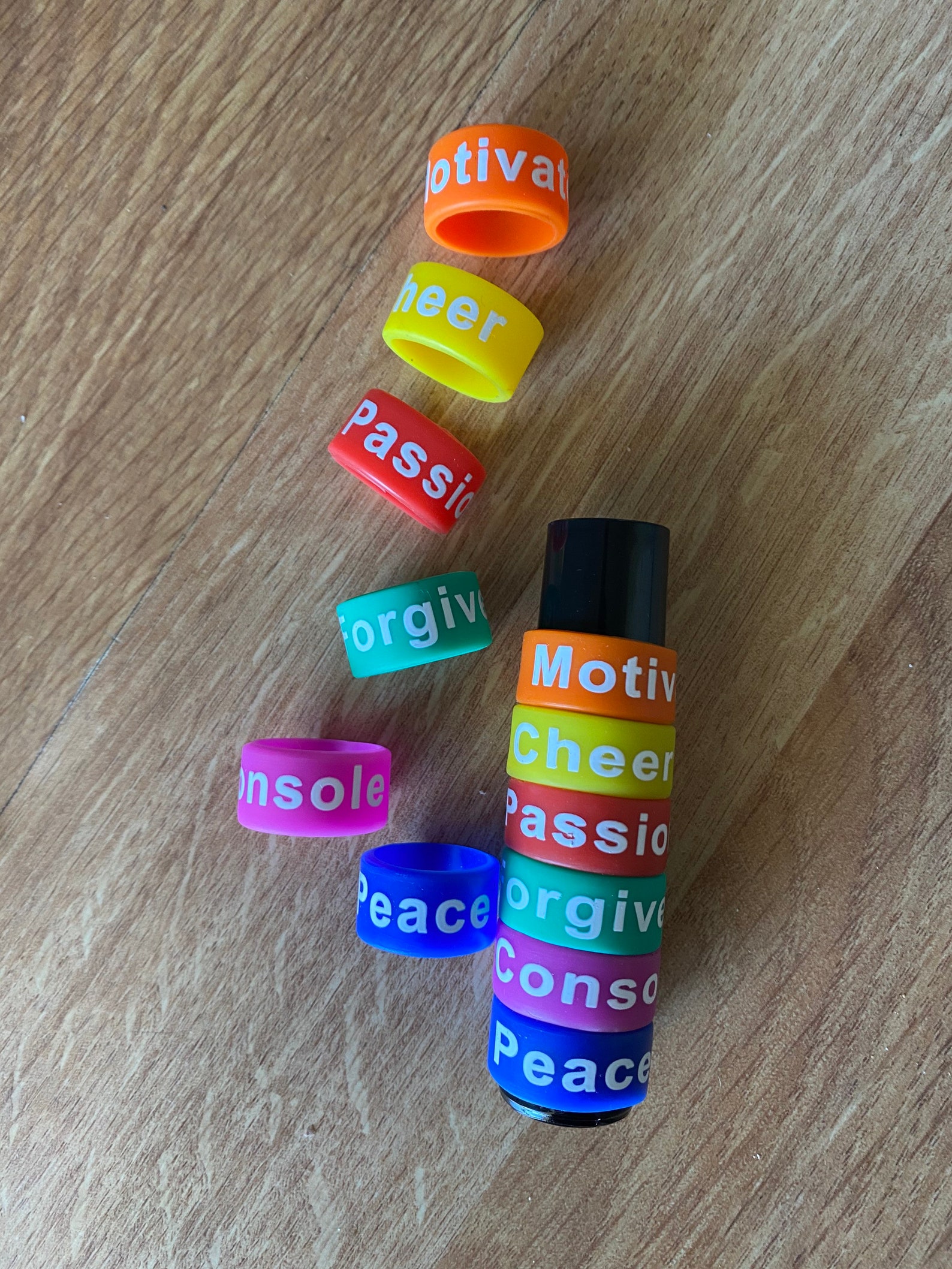 Essential Oils Silicone Label , Roll on Label, Silicone, Silicone Bands ...