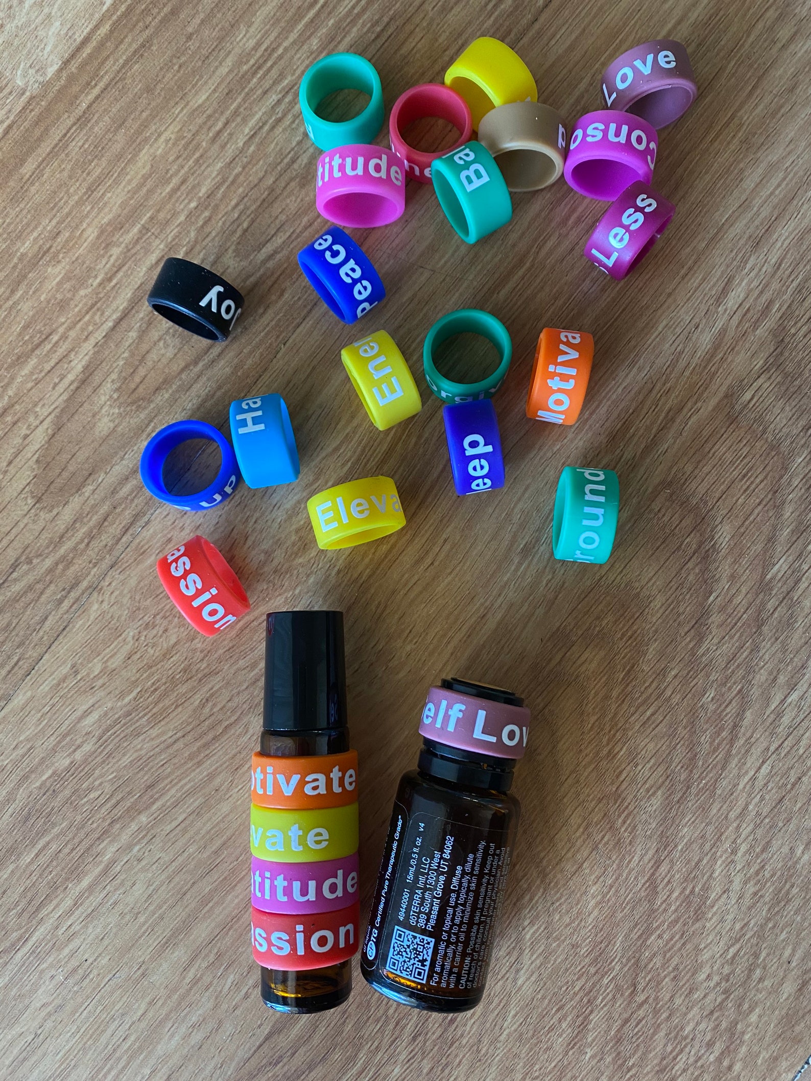 Essential Oils Silicone Label , Roll on Label, Silicone, Silicone Bands ...