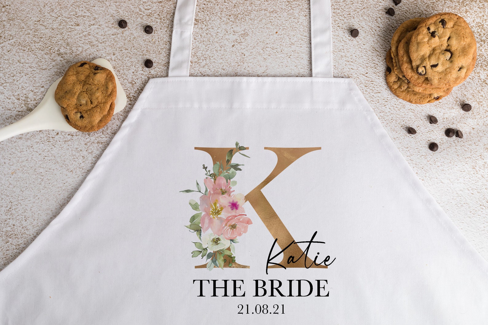 Wedding Apron Personalised Apron Bride to be gifts | Etsy