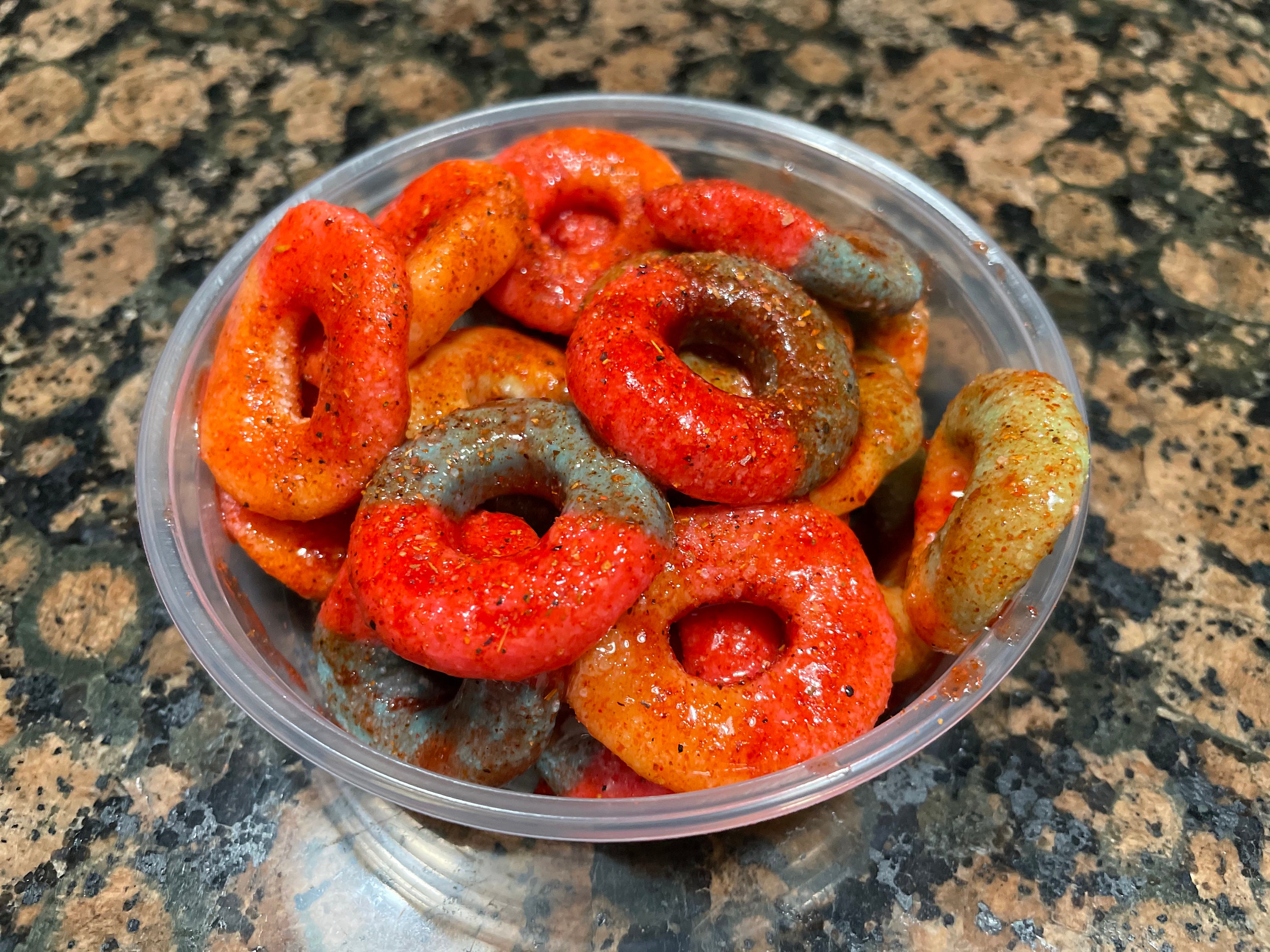 Spicy Sour Gummy Rings / Chamoy Tajin Covered Mexican Candy / | Etsy
