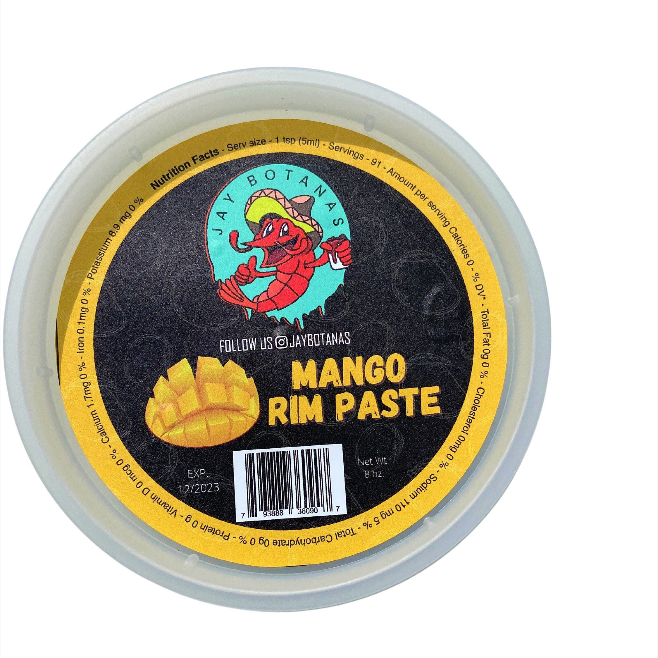 Mango Rim Paste by JAY BOTANAS Mango Chamoy Candy Rim Paste - Etsy