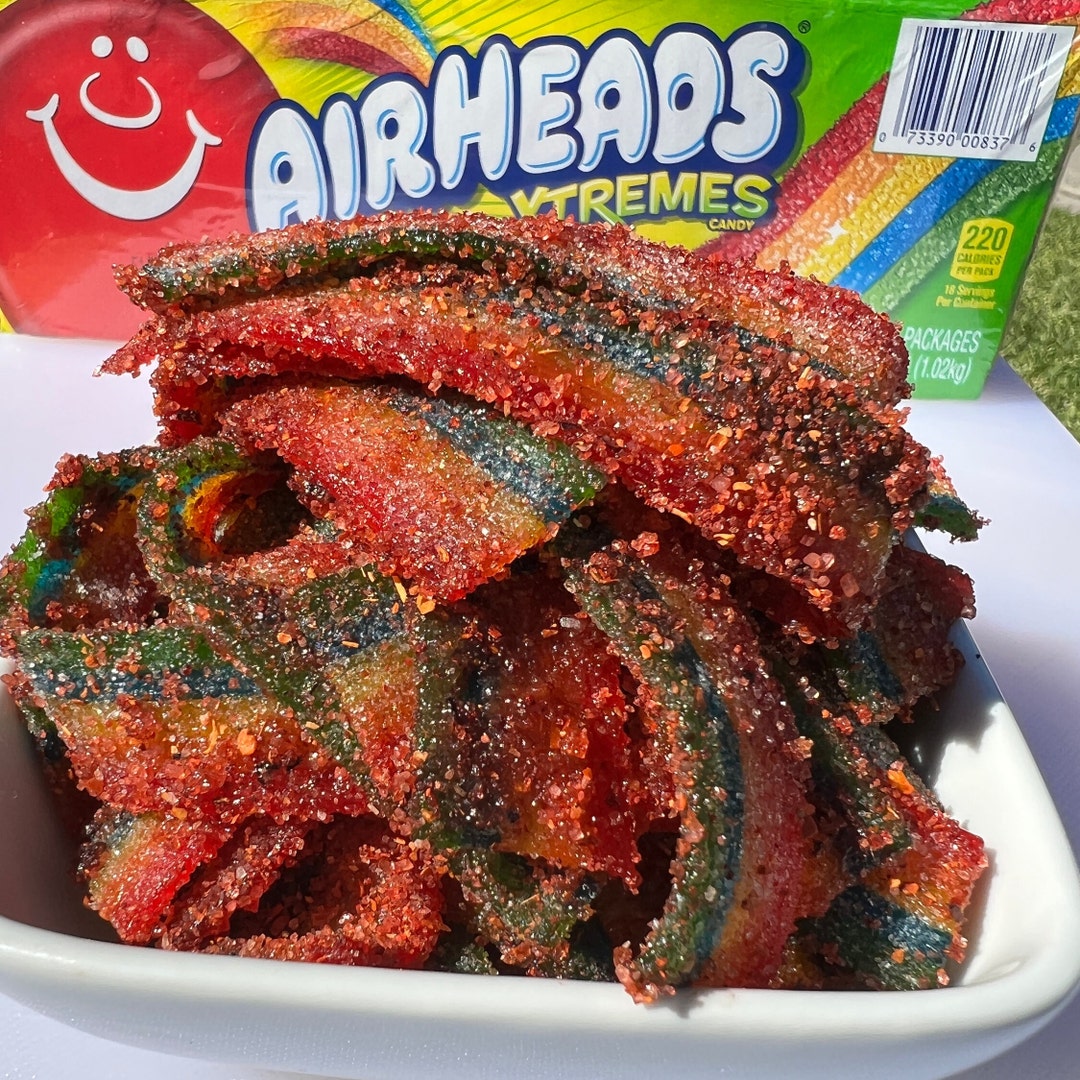 Chamoy Chile Airheads Xtremes- Chamoy Candy, Tajin Candy, Chile Candy ...