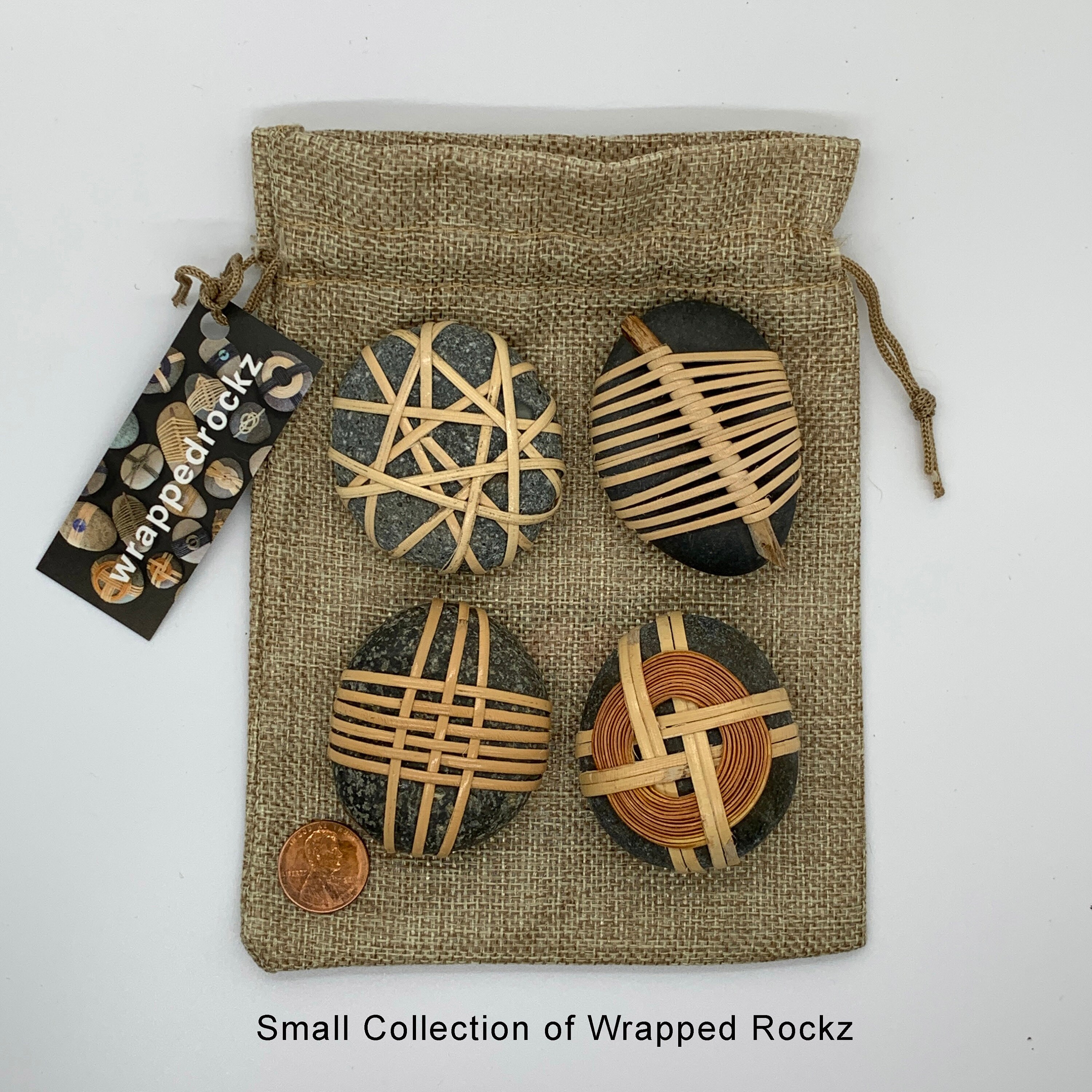 Wrapped Rocks Set Zen Stone Art Meditation Rocks Japanese | Etsy