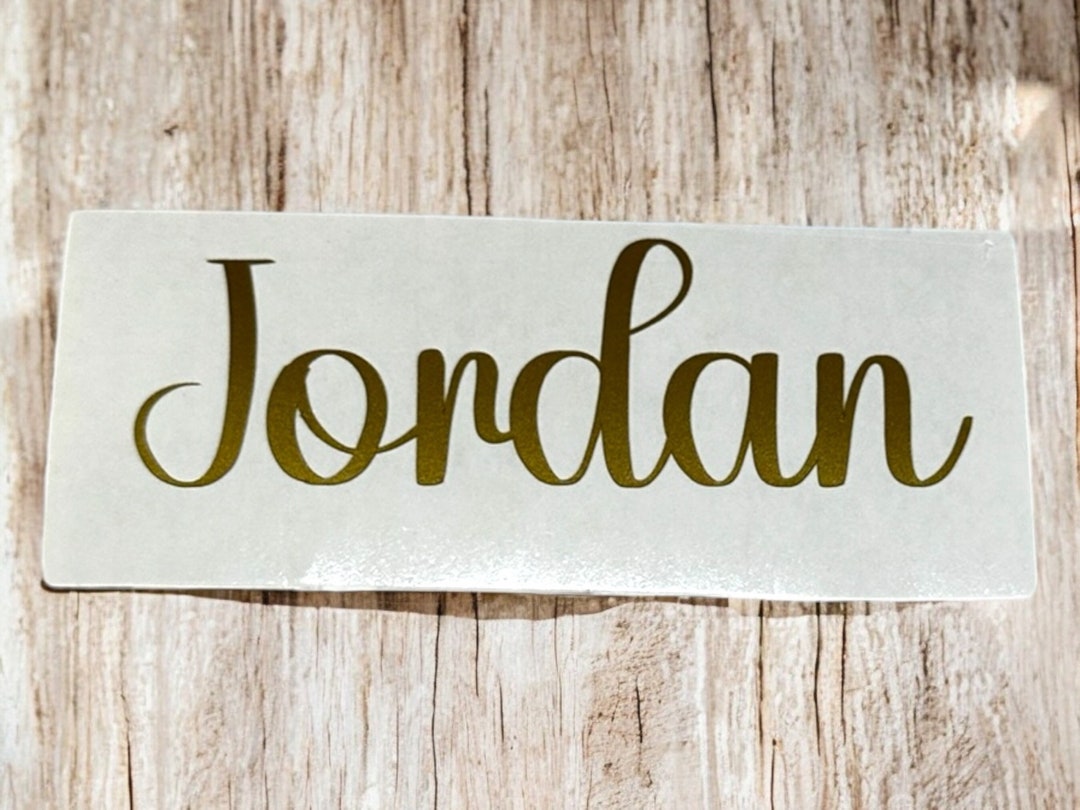 Personalized Name Decal: Vinyl Bridal Party Gift Tag - Etsy