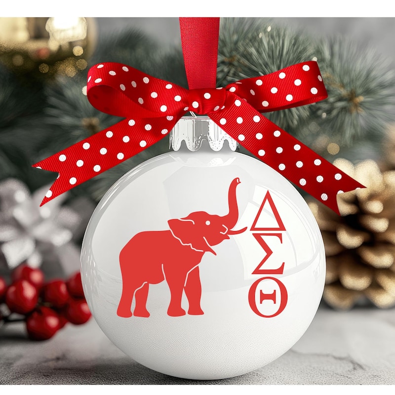 Delta Sigma Theta Christmas Ornaments - Etsy