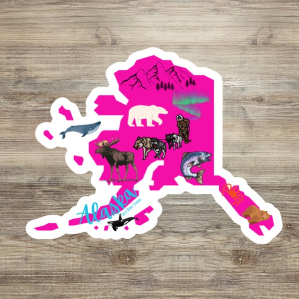 Alaska Sticker - Etsy
