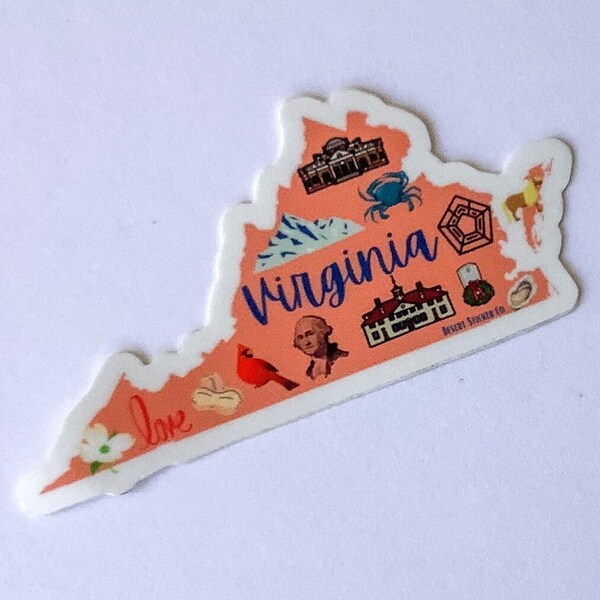 Virginia is for Lovers Sticker - Etsy