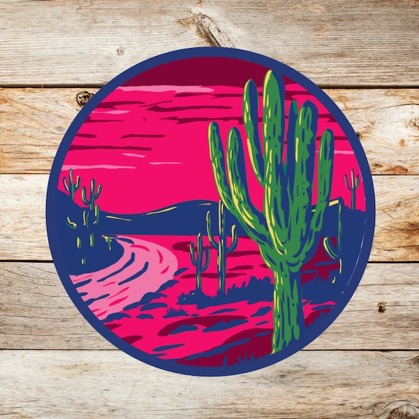 Saguaro Decal - Etsy