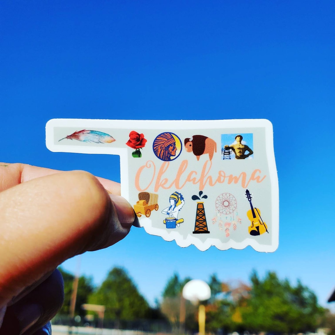 Oklahoma Vinyl Sticker Decal 130 - Etsy