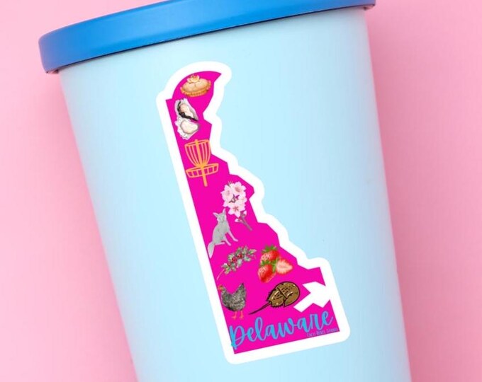 Welcome to Delaware Road Sign Stickers Delaware First State Welcome ...