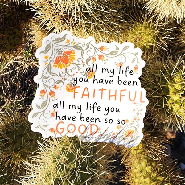 All My Life You Have Been Faithful Song Etsy