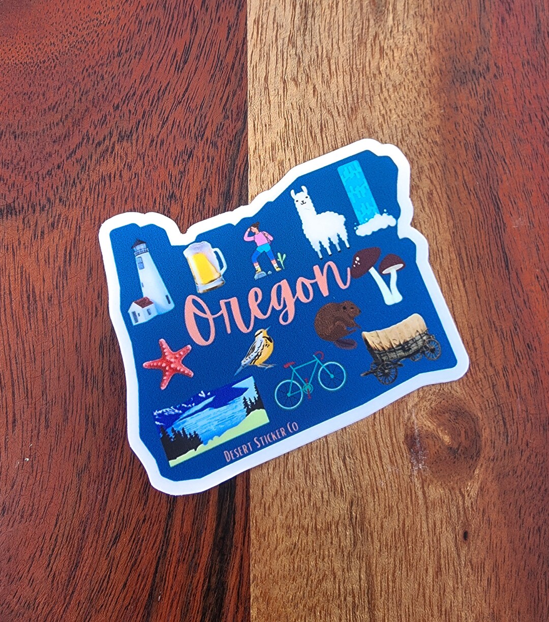 Oregan Iconic Things Vinyl Sticker Decal - Etsy