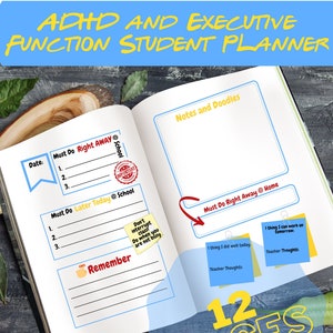 Kids Planner and Checklist Bundle ADHD School Planner Kawaii - Etsy Canada