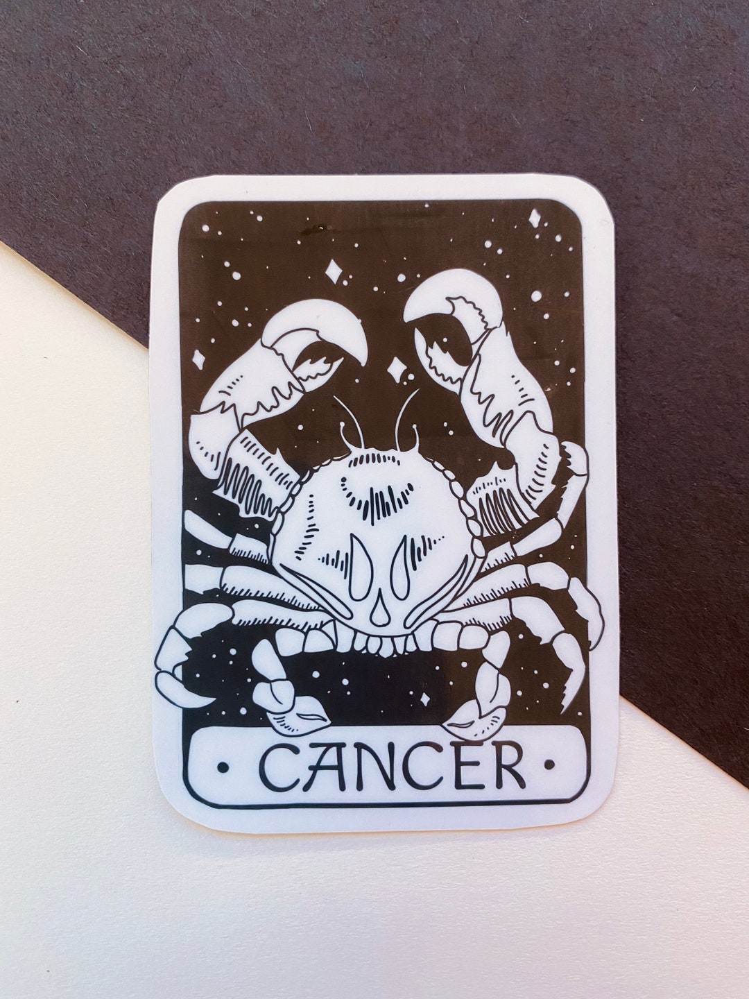 Cancer Sticker | Zodiac Sign | Crab | Waterproof | - Etsy