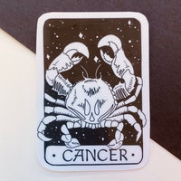 Car Sticker - Cancer Zodiac Sign - 140 X 120 Mm - Etsy
