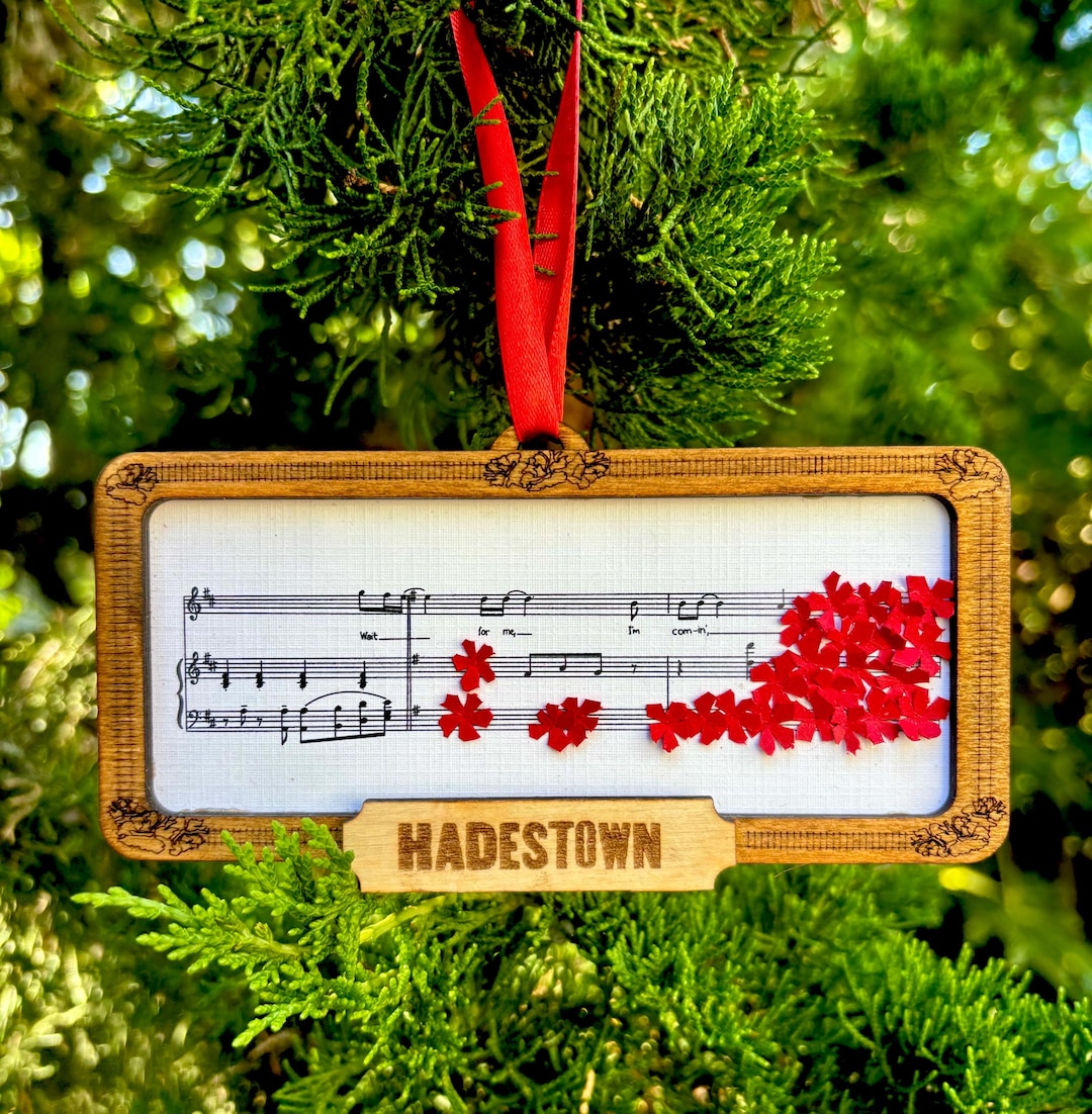 Hadestown Ornament | Handcut Paper "wait for Me" Broadway Decor - Etsy