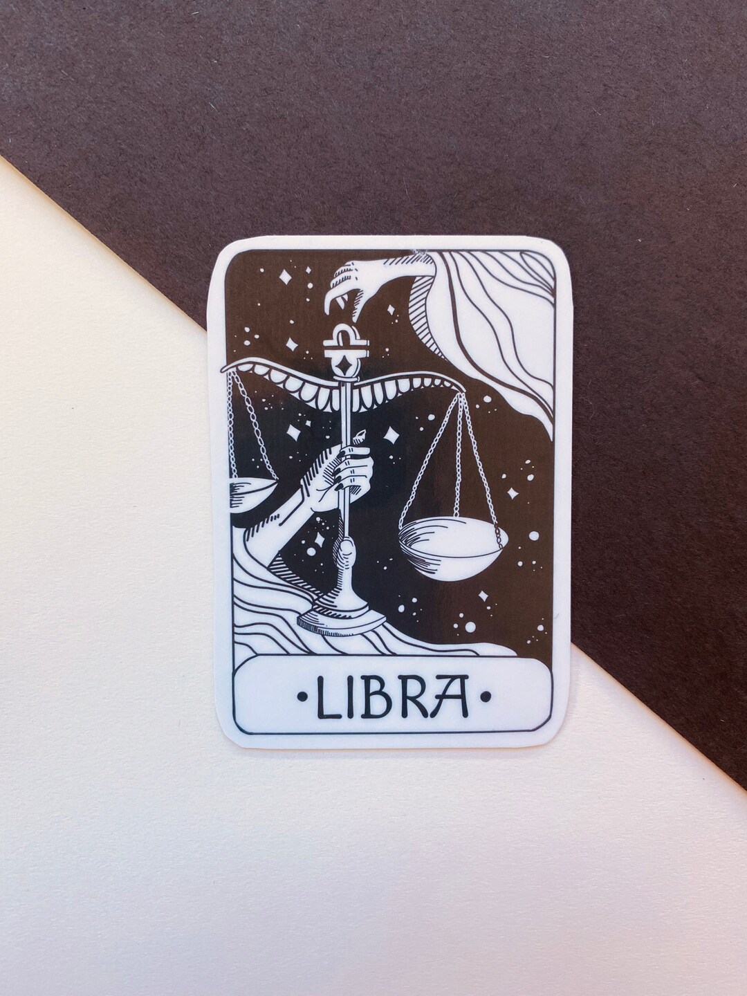 Libra Sticker | Zodiac Sign | Scales | Waterproof | - Etsy