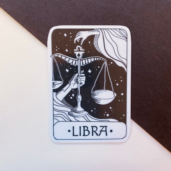 Libra Sticker - Etsy
