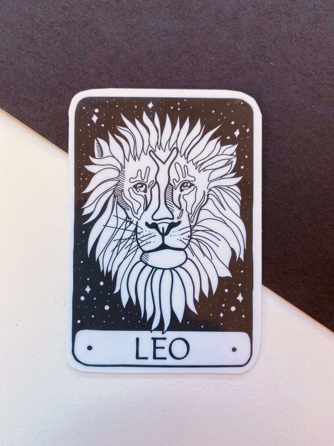 Leo Sticker | Zodiac Sign | Lion | Waterproof | - Etsy