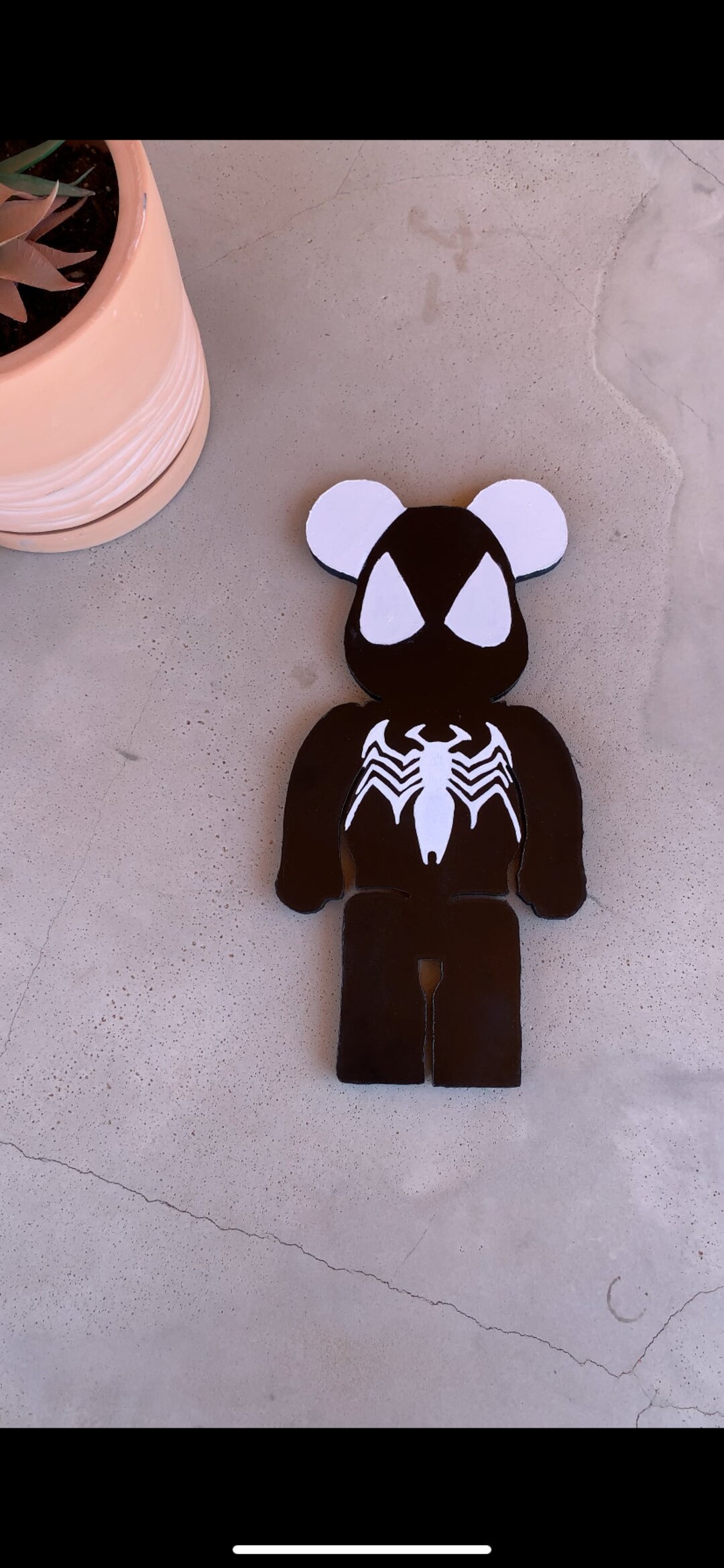 Venom Bear Brick Wood Cutout Painting, Home Decor , Modern Art, Street ...