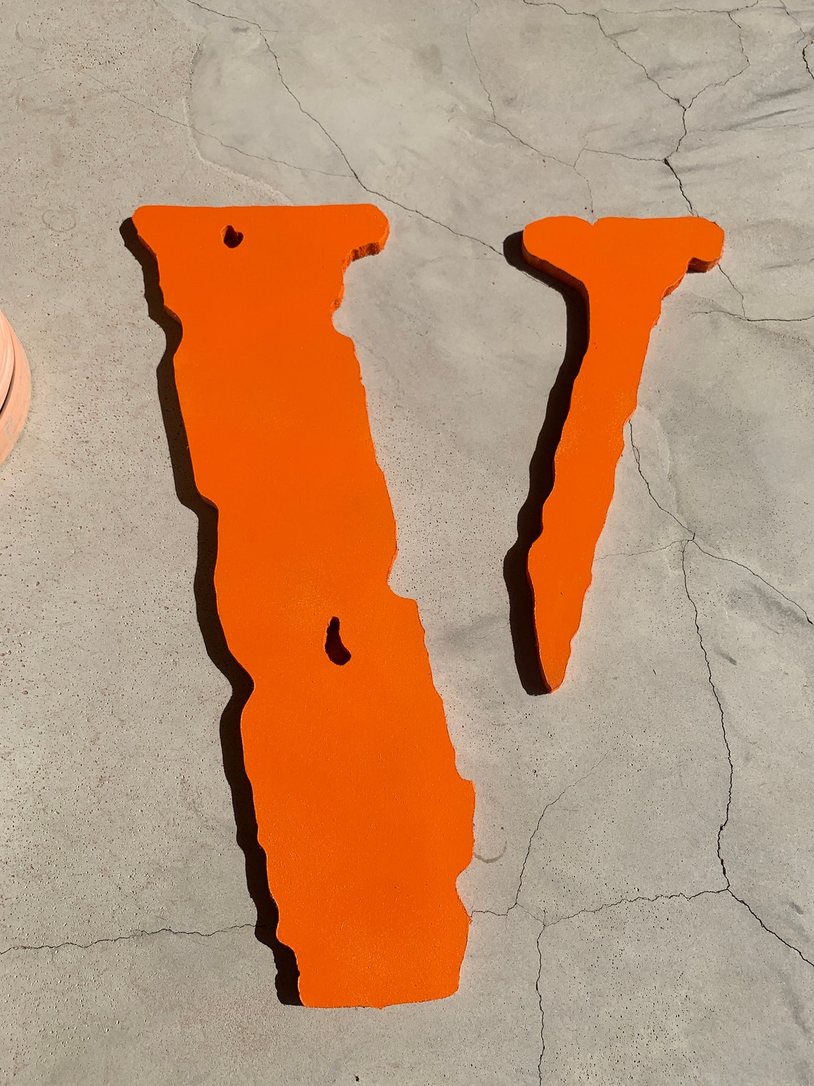 Vlone Wood Cut Out, Bedroom Decor, Wall Art, Wall Painting, Wall ...