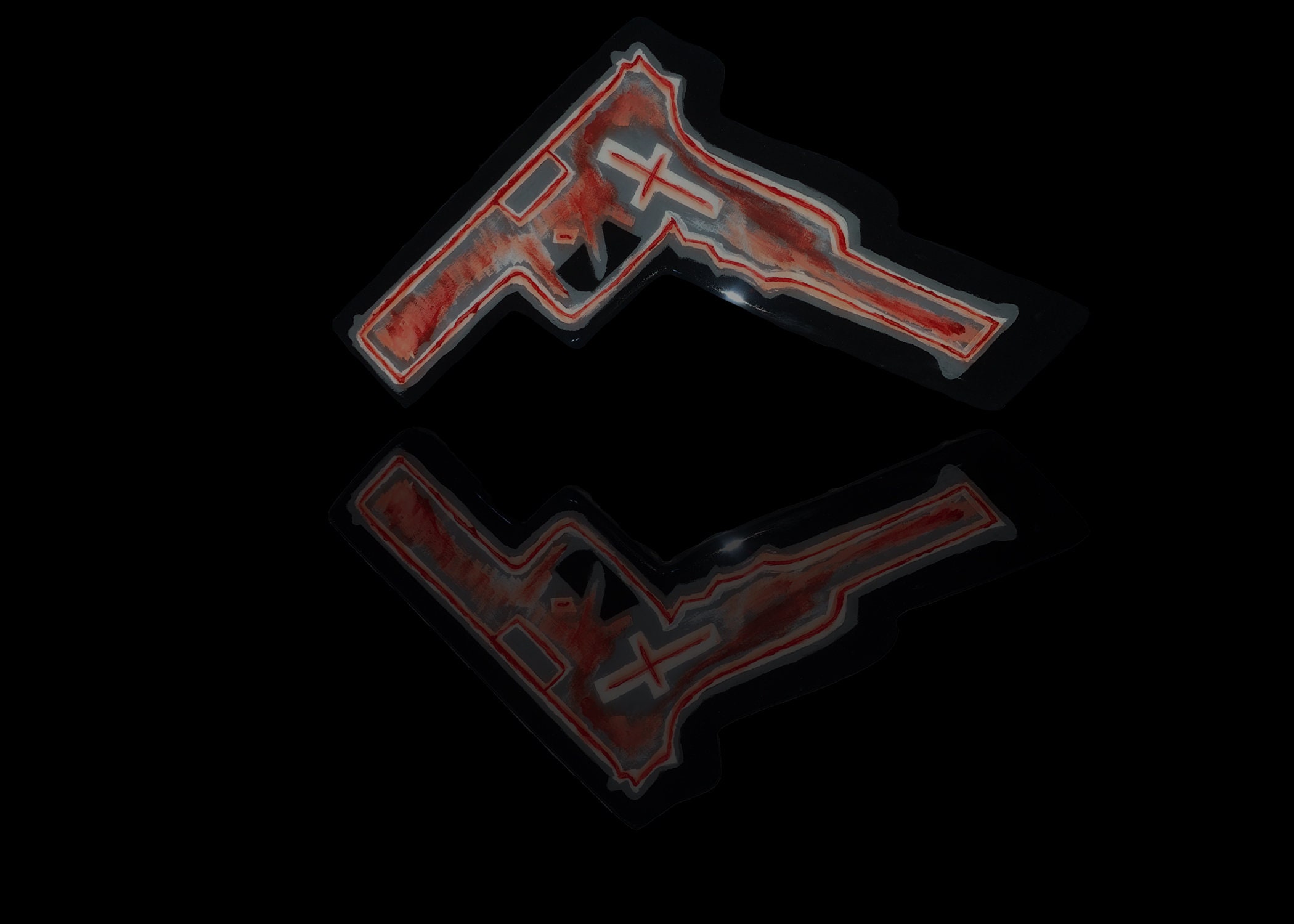 Red Glock Wall Art - Etsy