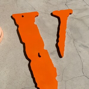 Vlone Wood Cut Out, Bedroom Decor, Wall Art, Wall Painting, Wall ...