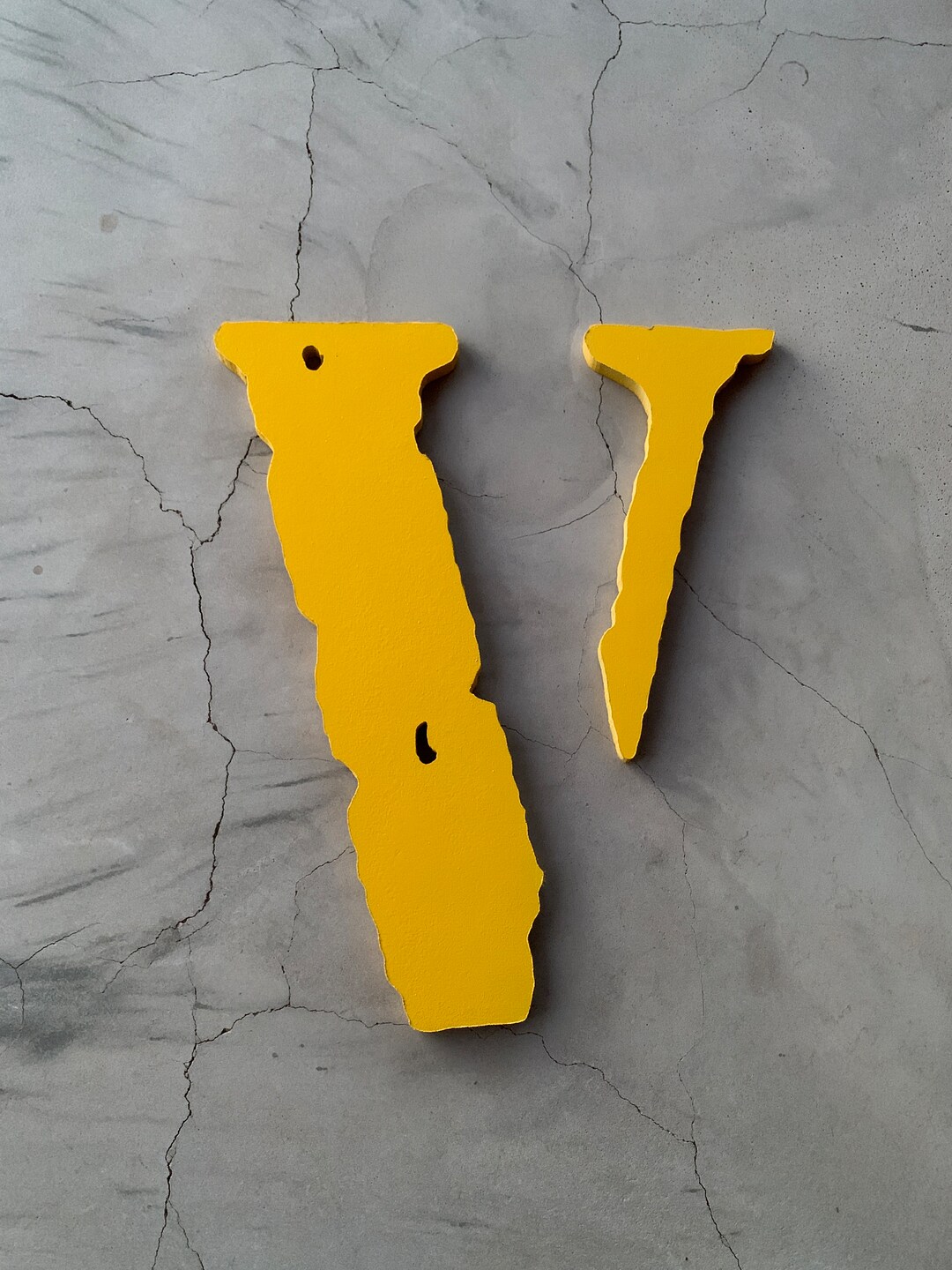 Vlone Yellow Wall Art Painting Decor, Wood Cut Out, Wood Sign, Street ...