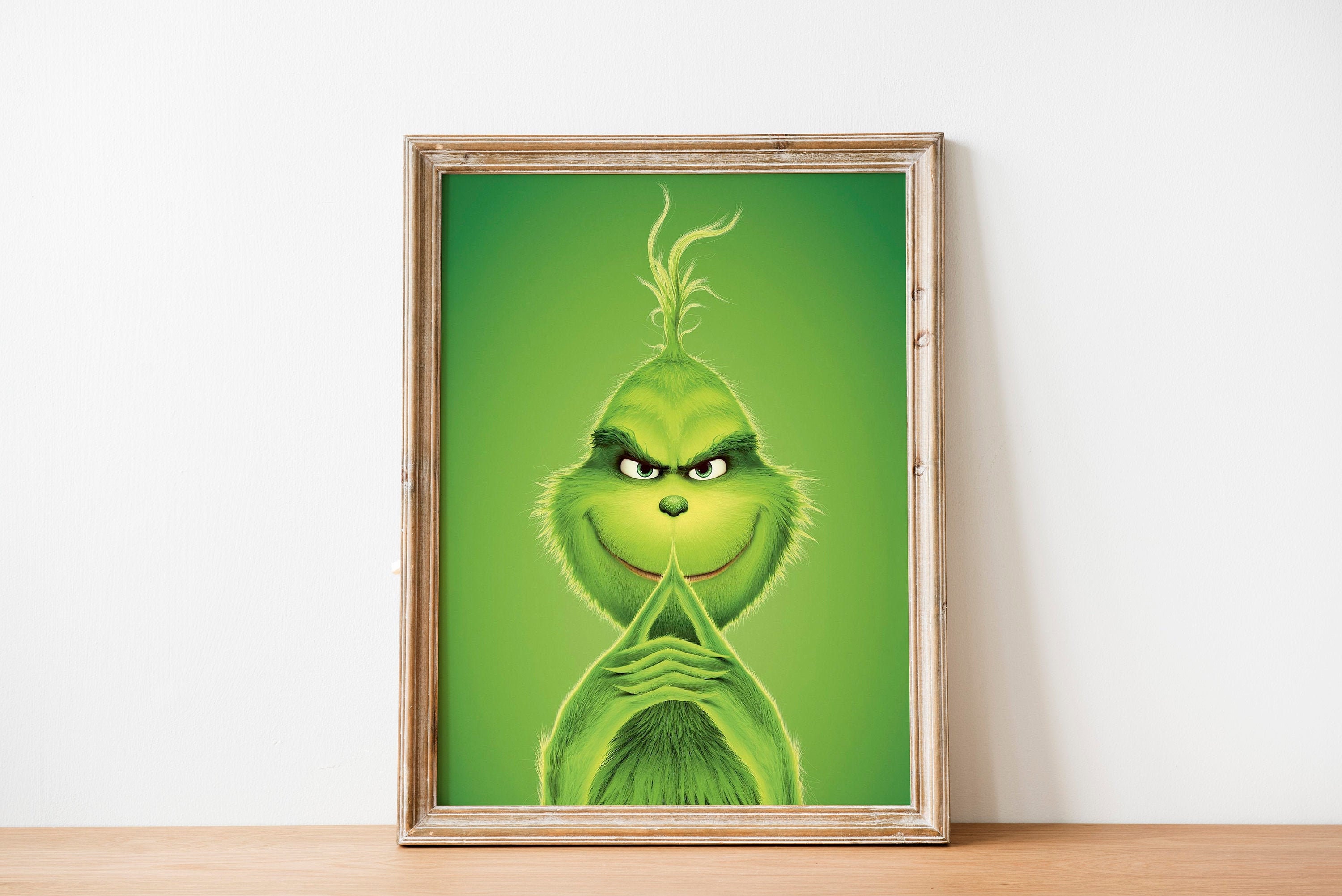 The Grinch Poster, Cartoon Picture, Wall Print Art Gift Decoration - Etsy