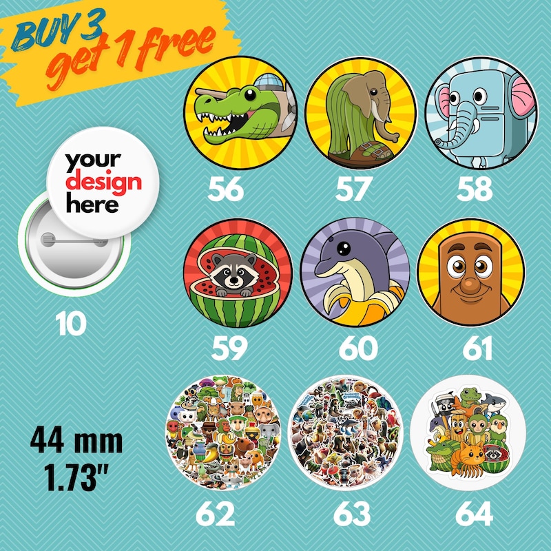 Meme buttons - Etsy Nederland