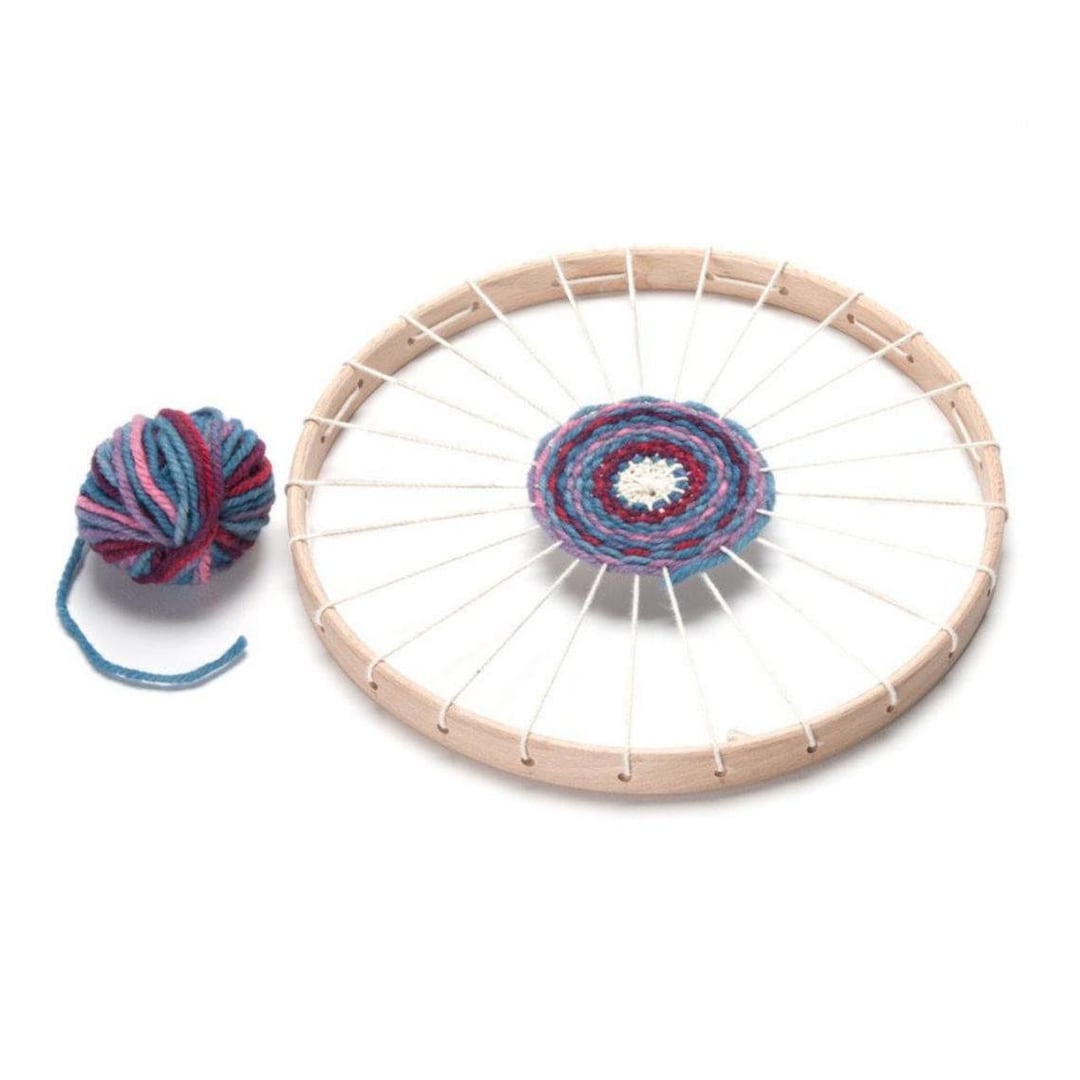 Wooden Hoops for Weaving, Beginner Weaving Kit, Circle Loom, Knitters ...