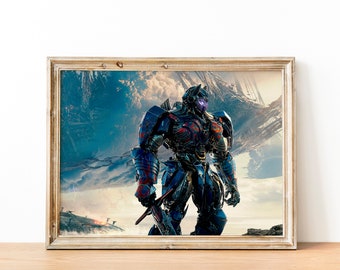 Optimus Prime Poster - Etsy