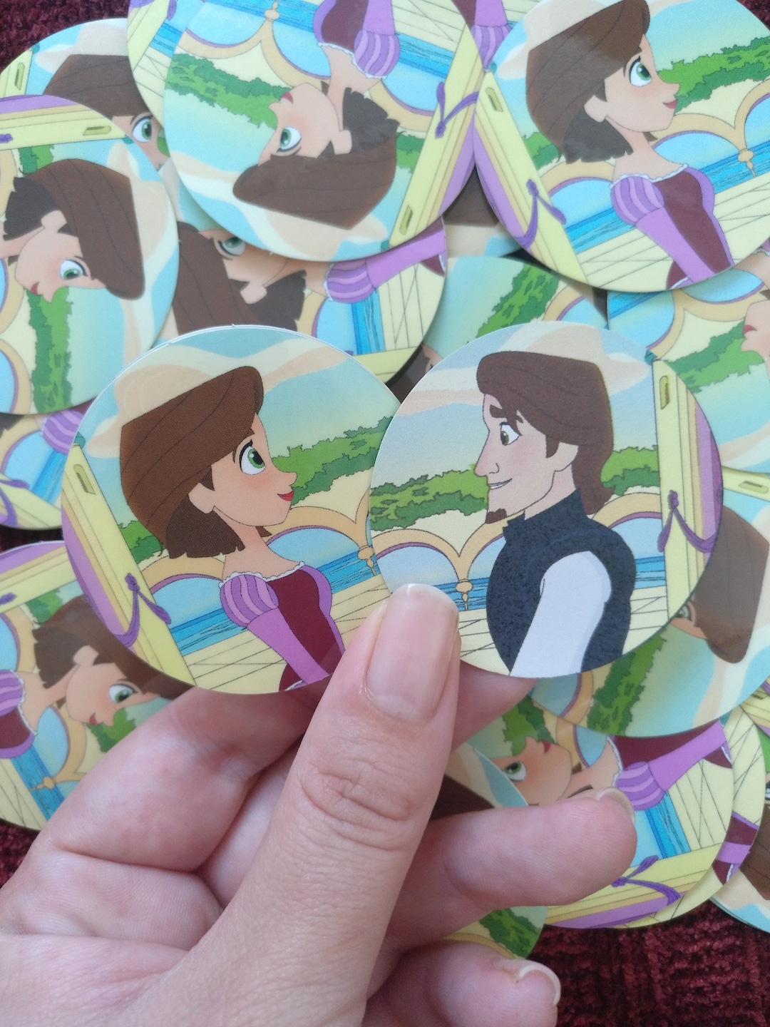 Rapunzel Sticker Tangled Tangled Disney Double-sided Double-sided ...