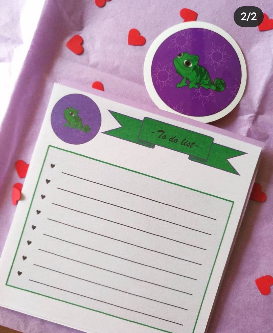 Notepad Tangled Pascal Family Tangled Rapunzel Stationary Mystery Box ...