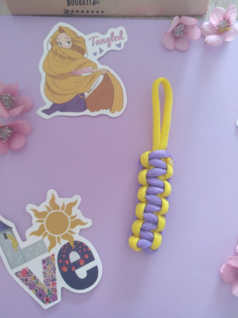 Tangled Rapunzel Keychain Inspired Sun Charm Crown Kingdom - Etsy